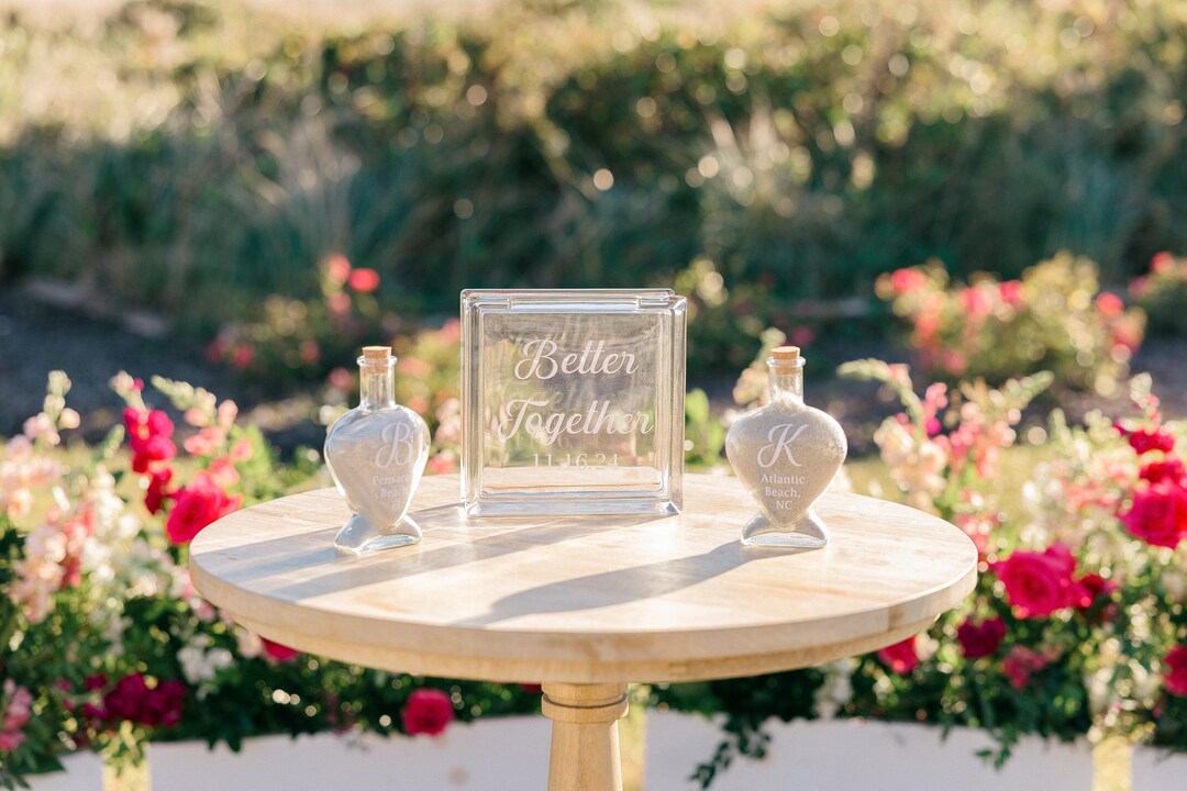 Sand Ceremony Set, Sand Unity Ceremony, Beach Wedding Decor, Wedding ...