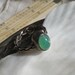 Vintage Sterling Braid Ring With Chrysoprase Cabochon - Etsy