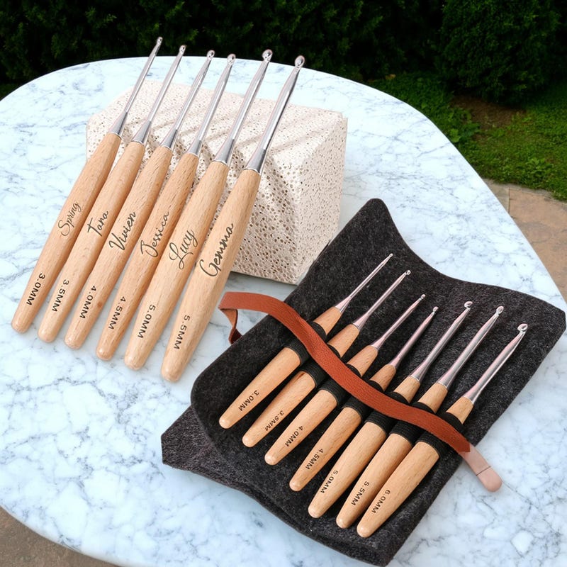 Crochet Hook and Yarn Case - Etsy UK