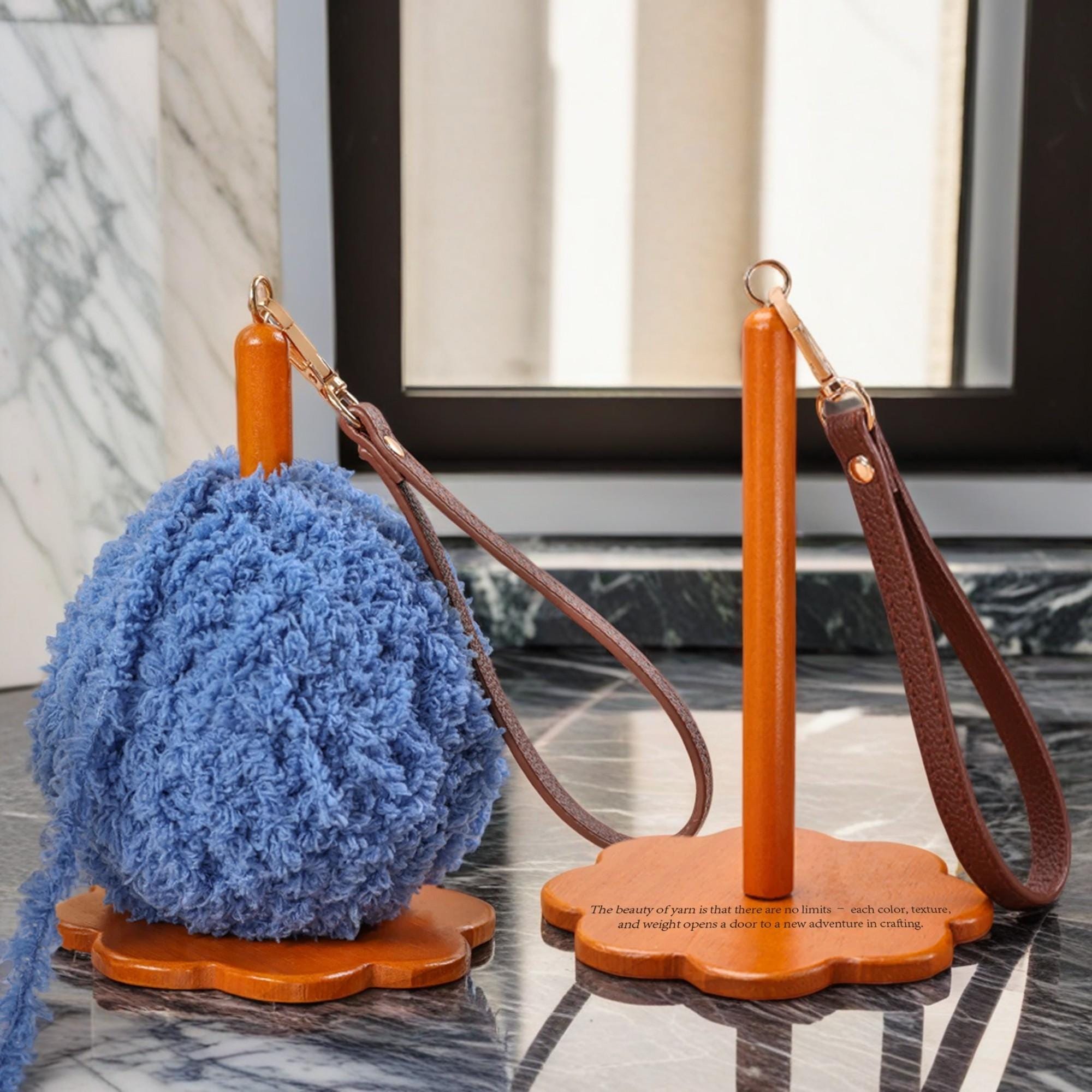 Personalization Portable Yarn Holder, Travel Wrist Hanging Yarn Cake ...