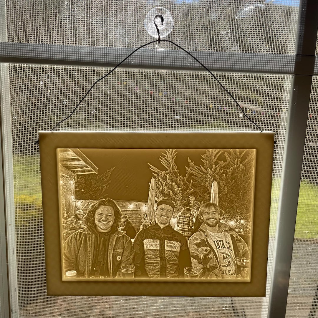 Custom Made Lithophane | Transform Your Photos Into 3d-printed Window ...