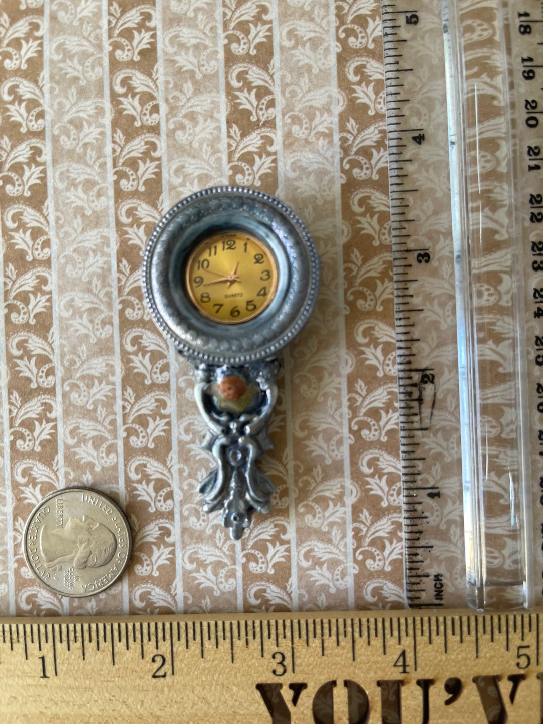 Dollhouse Miniature Working Clock - Etsy