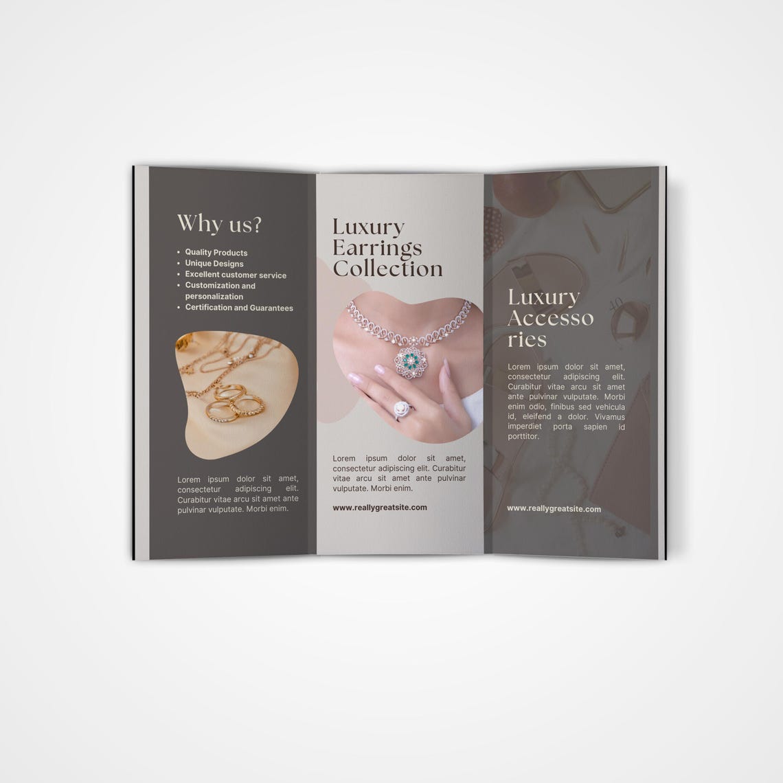 Luxury Jewelry Brochure Templates | Print & Digital | Canva Editable ...