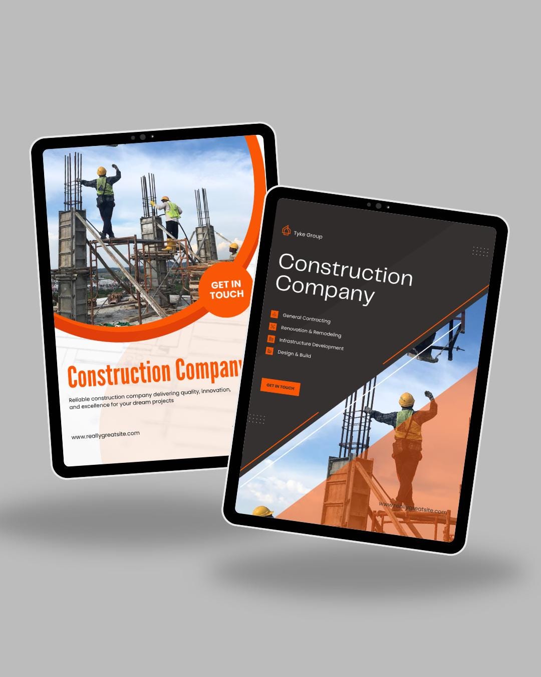 Construction Company Social Media Templates | Cleaning Business - Etsy