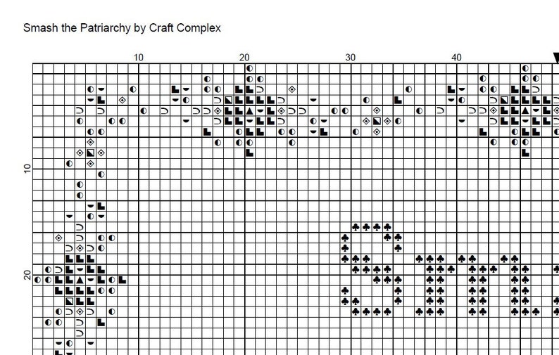 Smash the Patriarchy Cross-stitch Pattern - Etsy