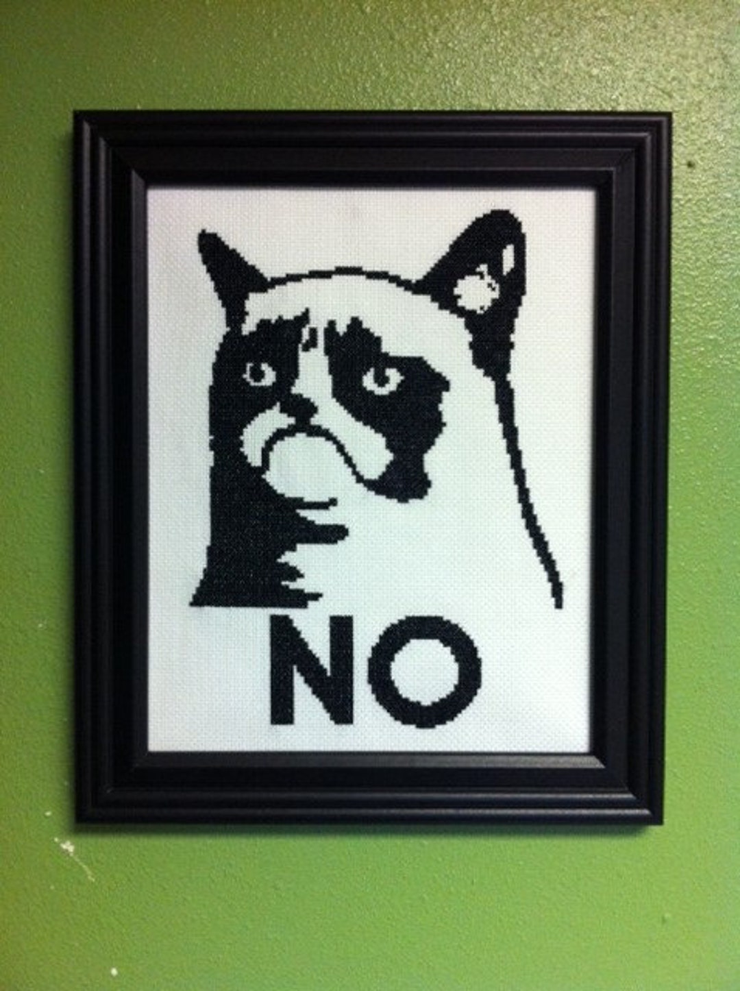 Grumpy Cat Cross-stitch Downloadable PDF Pattern - Etsy