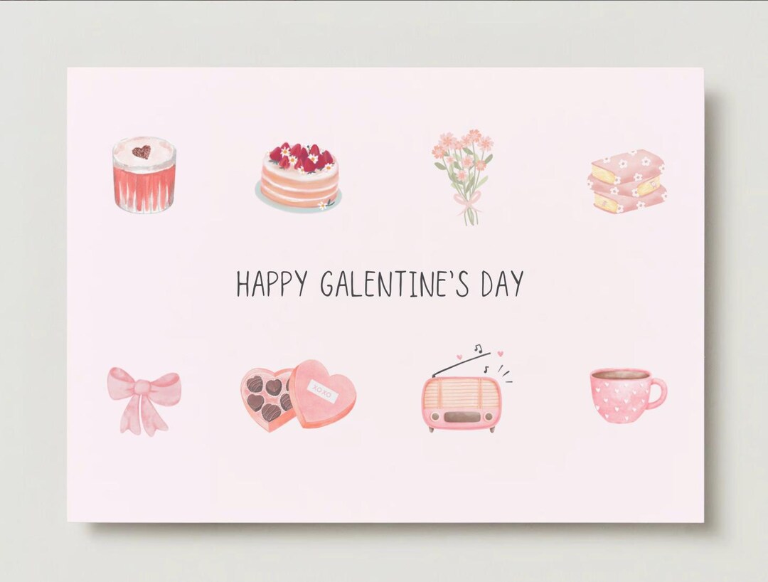 Galentines Card for Your Friends - Etsy