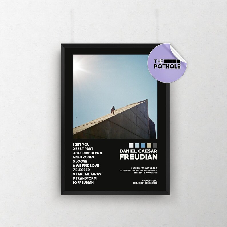 Daniel Caesar Posters Freudian Album Poster Tracklist Album Cover ...