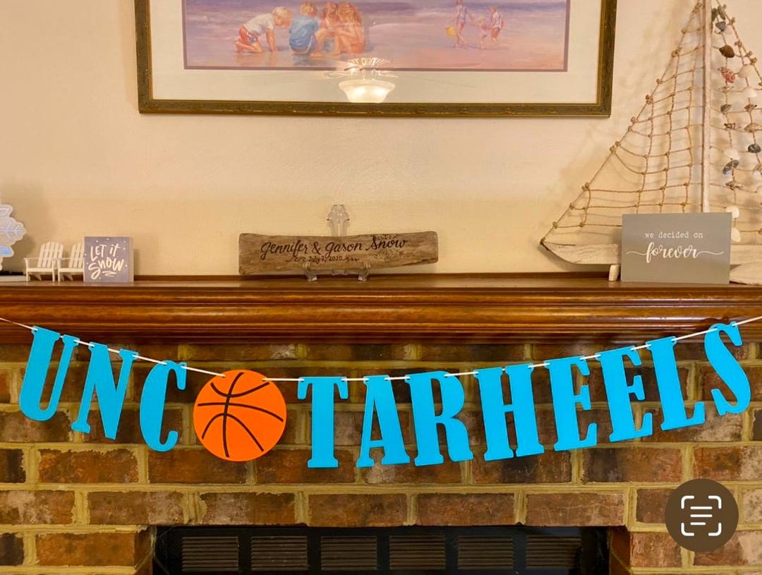 UNC Tarheels Banner - Etsy