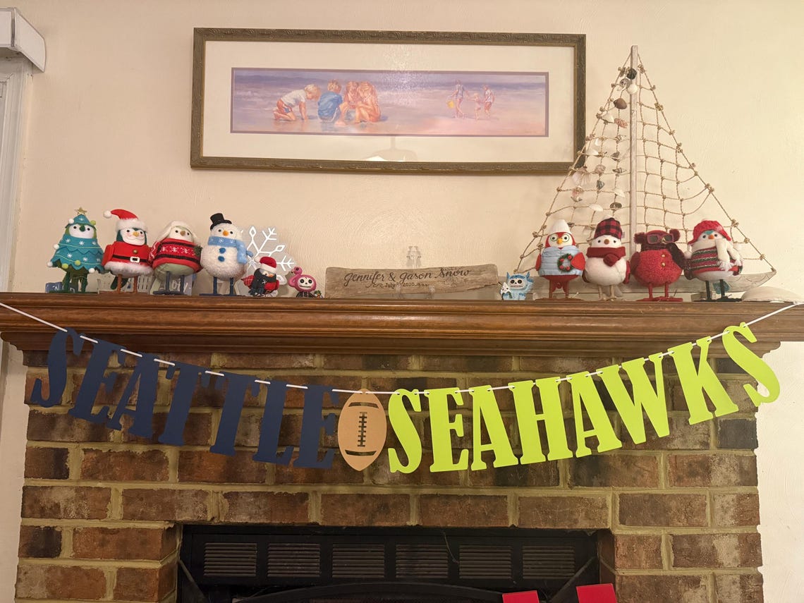 Seattle Seahawks Banner - Etsy