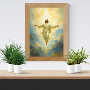 Nativity Poster Jesus Artwork | Christian Christmas Wall Art ...