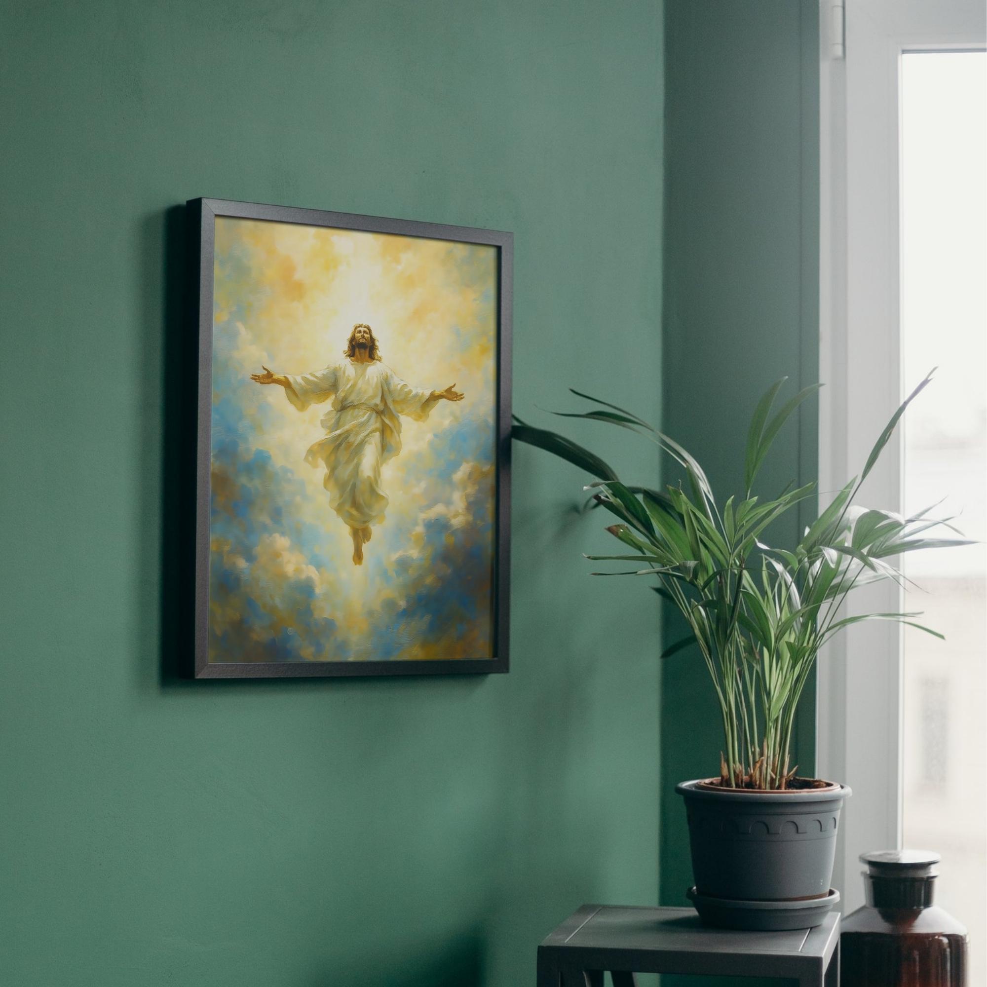Nativity Poster Jesus Artwork | Christian Christmas Wall Art ...