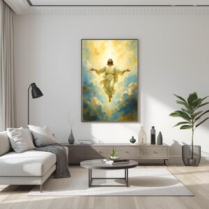 Nativity Poster Jesus Artwork | Christian Christmas Wall Art ...