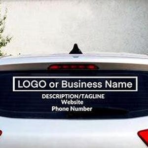 PERSONALISED Car Vinyl Decal, Car Stickers, Bumper Stickers, Car Labels ...
