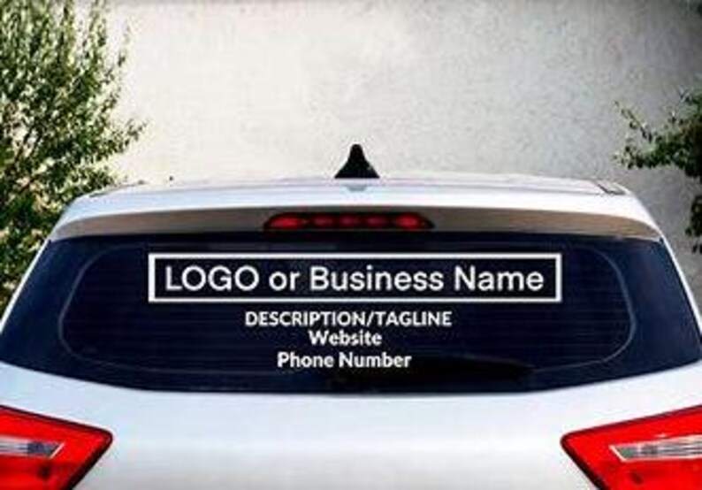 PERSONALISED Car Vinyl Decal, Car Stickers, Bumper Stickers, Car Labels ...