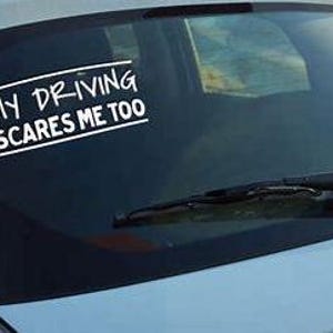 PERSONALISED Car Vinyl Decal, Car Stickers, Bumper Stickers, Car Labels ...