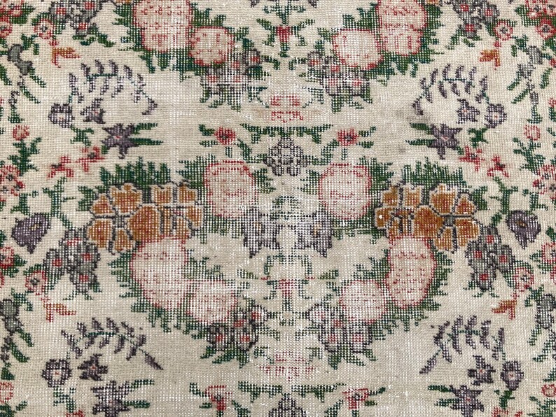 4x6 Yellow Rug, 4x6 Turkish Rug, 4x6 Area Rug, Large Vintage Rug ...