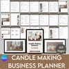 Candle Making Planner Printable | DIY Candle Business Organizer | Track ...