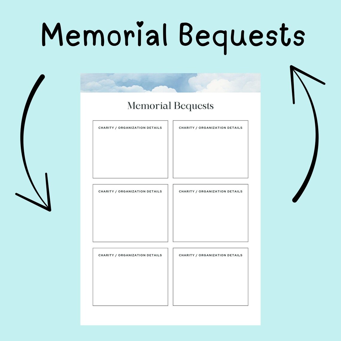 Editable Funeral Guest Book Template | Canva Memorial Sign-in (digital ...