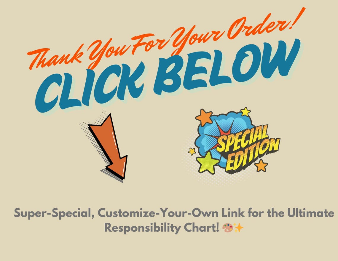 Superhero Kids Responsibility Chart | Daily & Weekly Chores ...