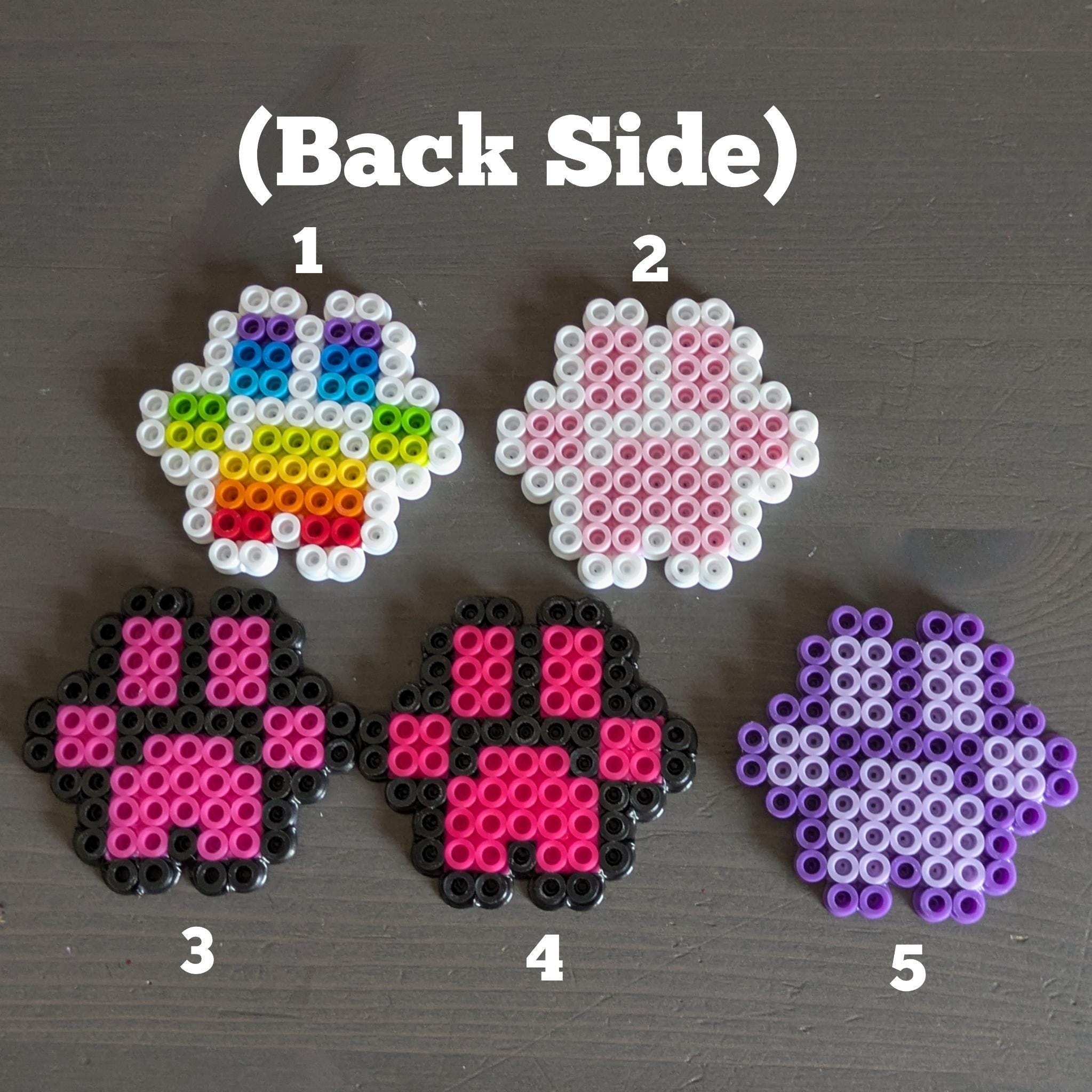 Cute Paw Print Perler Keychain - Gifts for Animal Lovers, Multiple ...