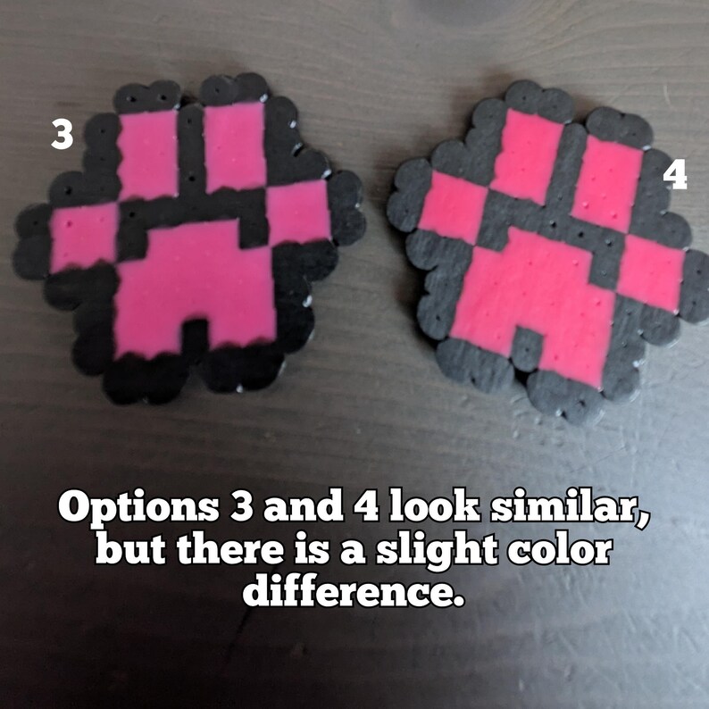 Cute Paw Print Perler Keychain - Gifts for Animal Lovers, Multiple ...