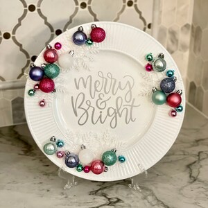 Merry & Bright Christmas Wall Decor - Etsy