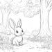Cute Little Bunny in a Forest - Etsy