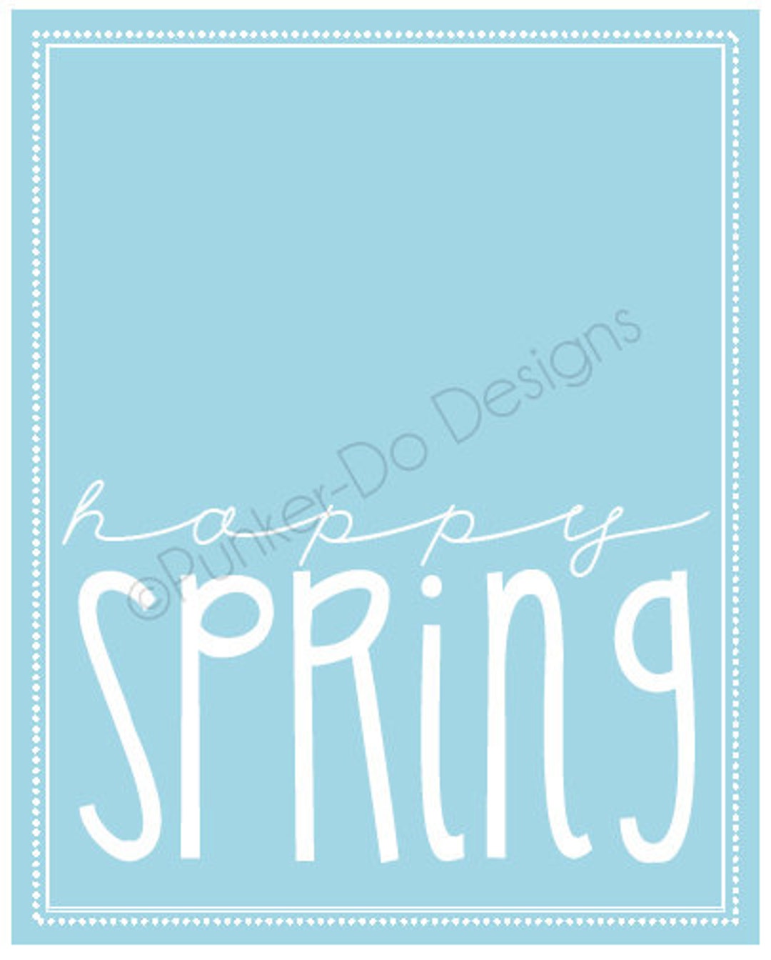 INSTANT DOWNLOAD happy Spring Printable Sign in 3 - Etsy