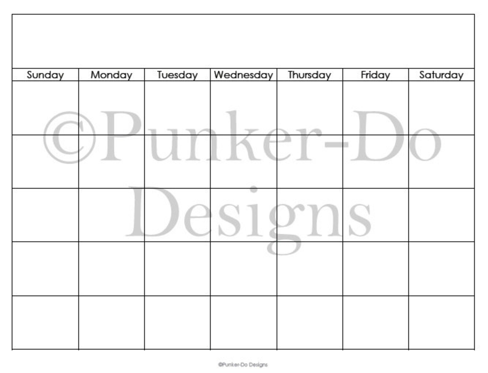 Editable Monthly Calendar Reusable INSTANT DOWNLOAD - Etsy