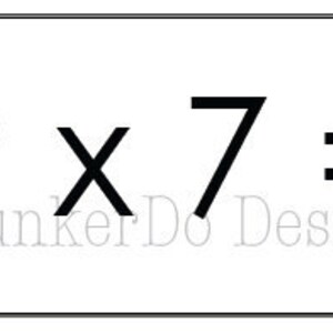 Multiplication - MATH - Flash Cards - 1x-12x - Instant Download ...