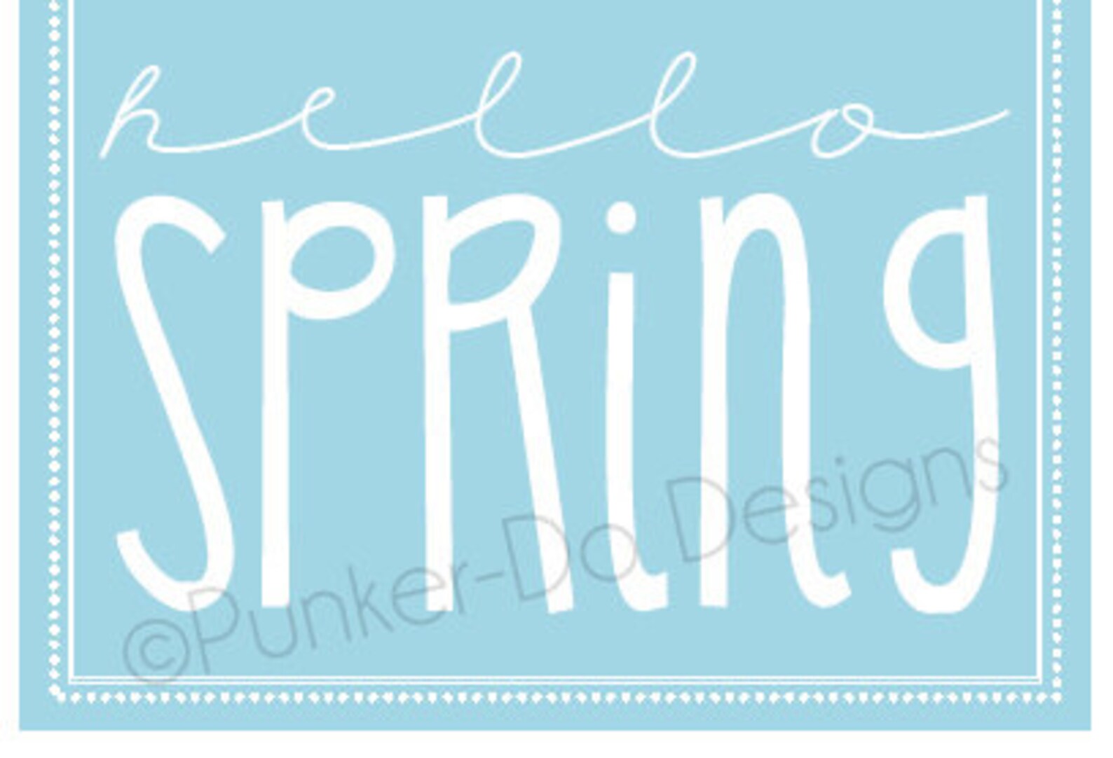 INSTANT DOWNLOAD "happy Spring" Printable Sign in 3 Colors - PDF - Etsy