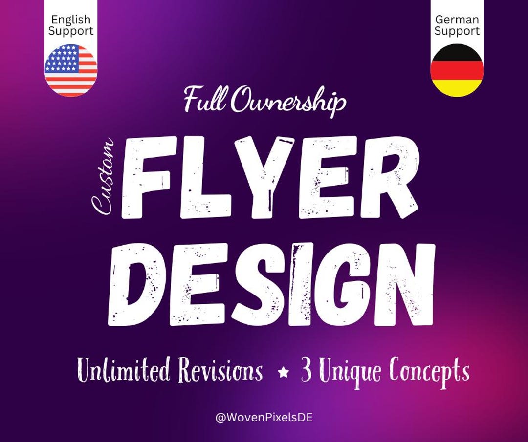 Custom Flyer Design for Promotions, Events and Businesses | Unlimited ...
