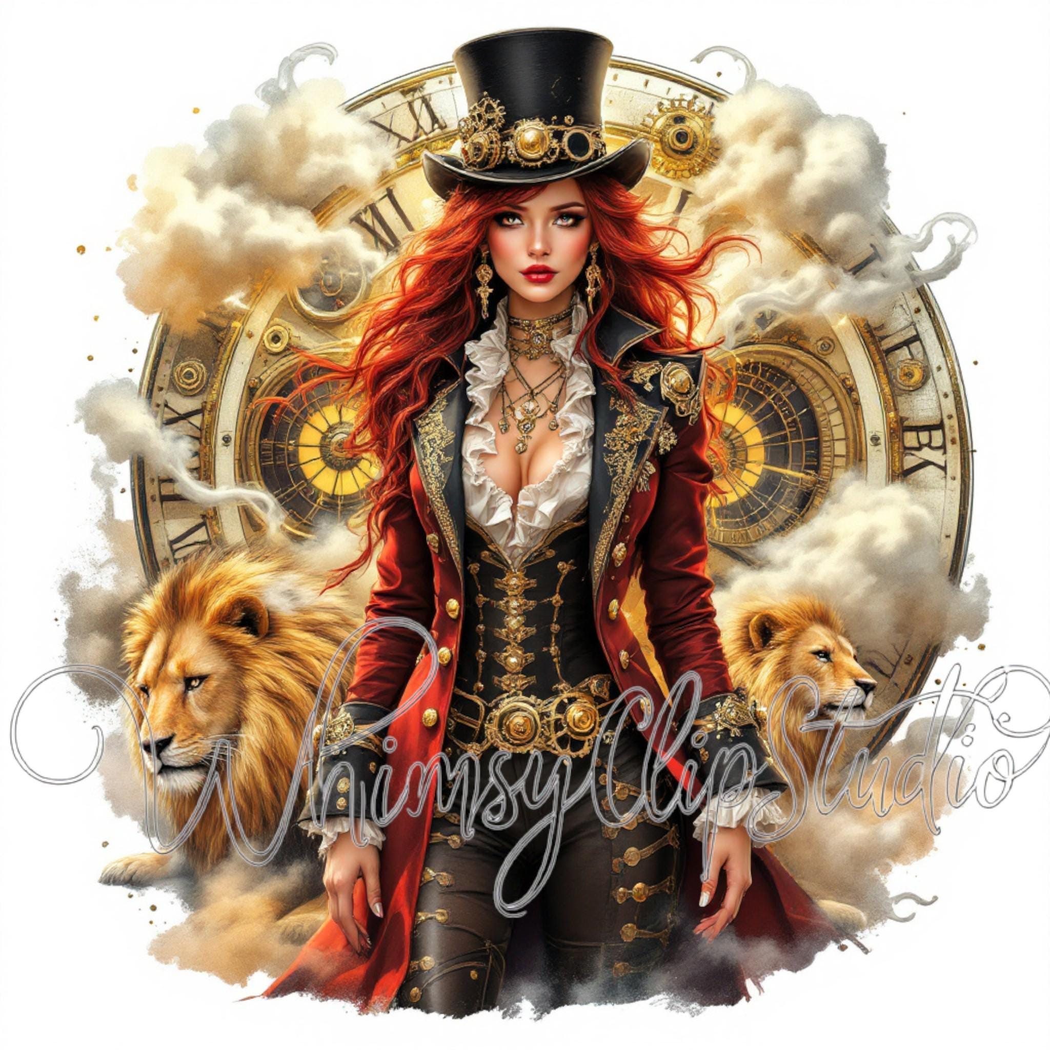 Steampunk Festival Ringmaster Clipart | Ephemera, Steampunk Character ...