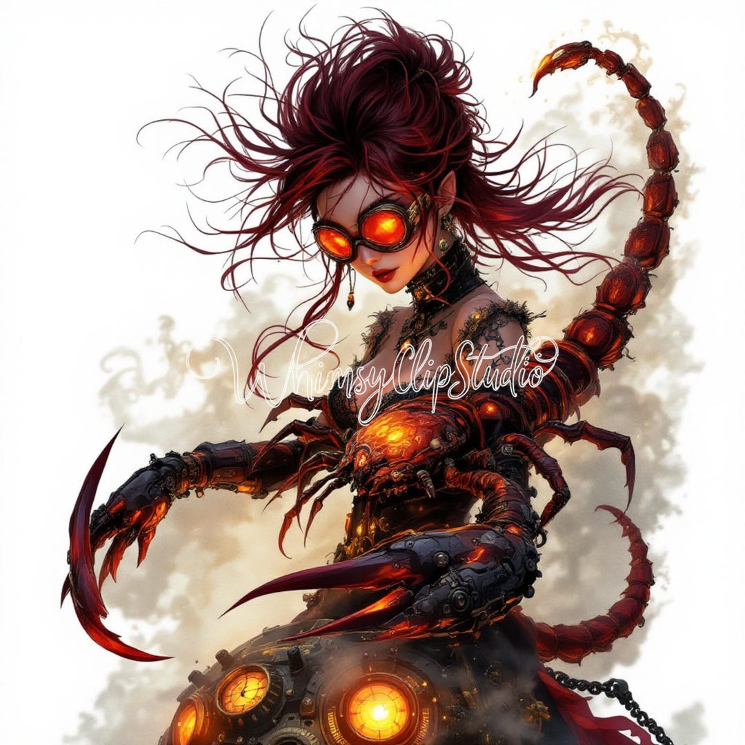 Steampunk Shadow Assassin, Fantasy Art, Scorpio, Zodiac Signs ...