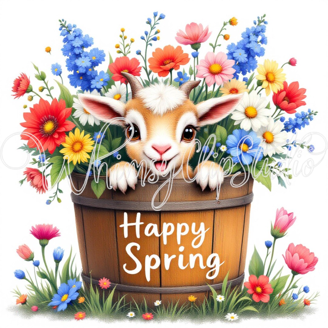 Spring Woodland Animals Clipart | 10 Quality Jpgs | Cute Watercolor ...