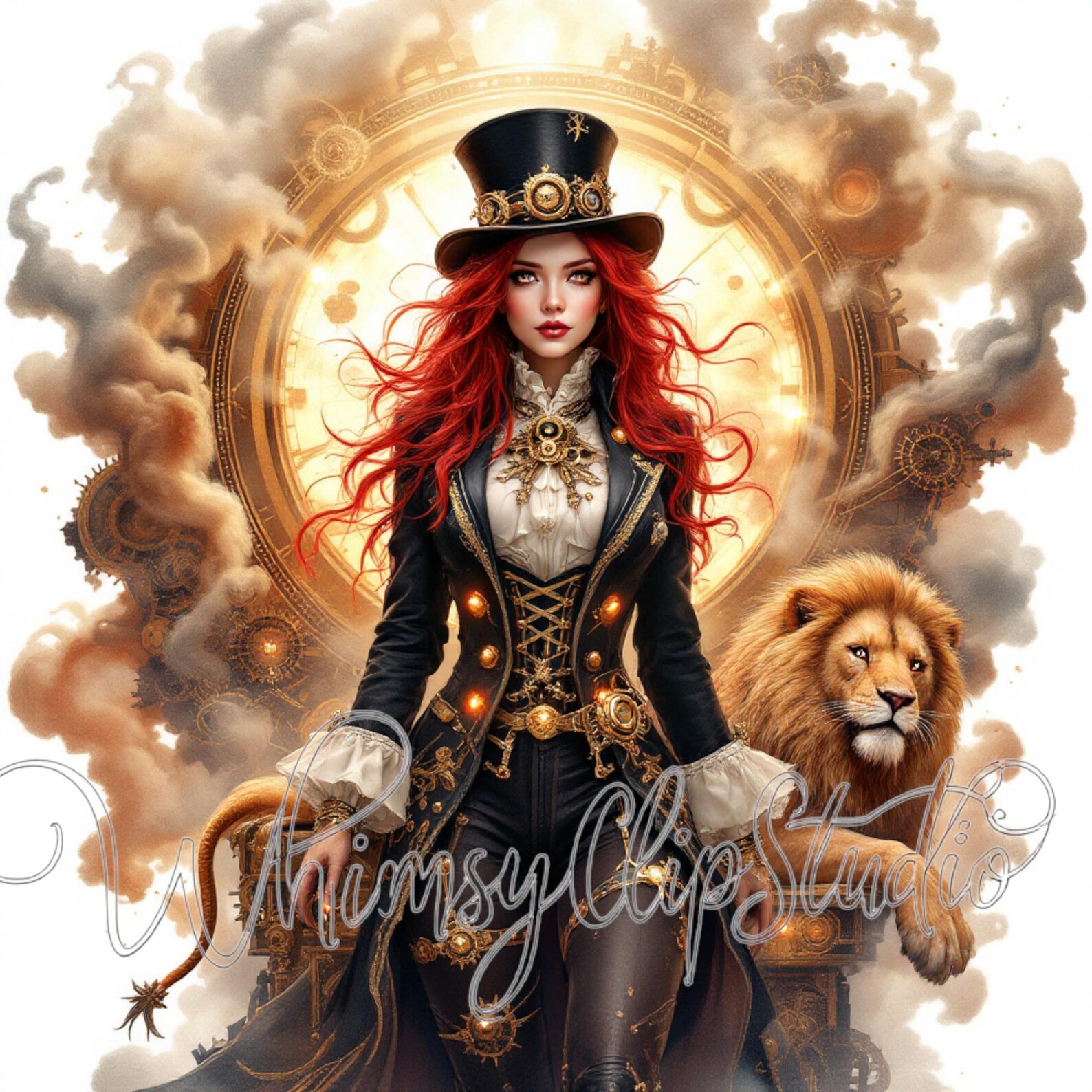 Steampunk Festival Ringmaster Clipart | Ephemera, Steampunk Character ...