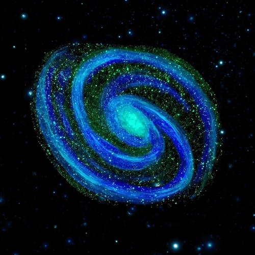 Glow in the Dark Outer Space Ceiling Mural beautiful Milky - Etsy