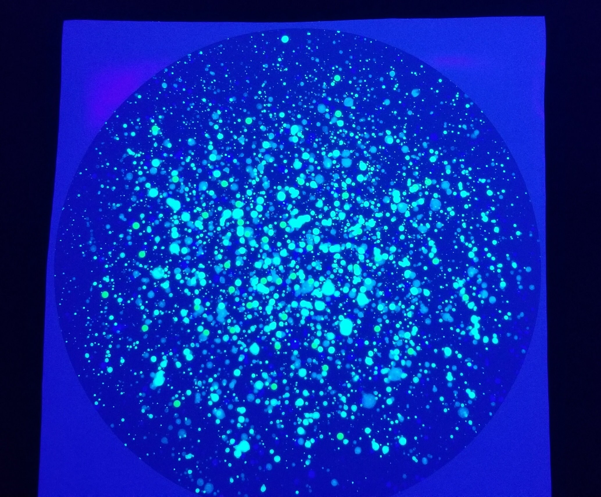 Glow in the Dark Star Cluster Decal | 3D Space Ceiling Mural (15 ...