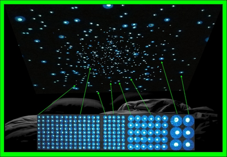 Glow in the Dark Outer Space Ceiling Mural beautiful Milky - Etsy