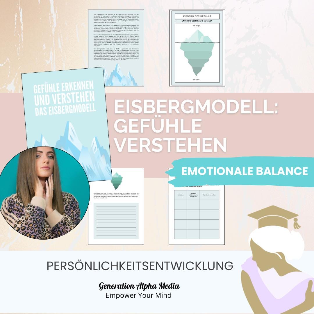 Iceberg Model of Feelings – Worksheets for Emotions, Needs, Self ...