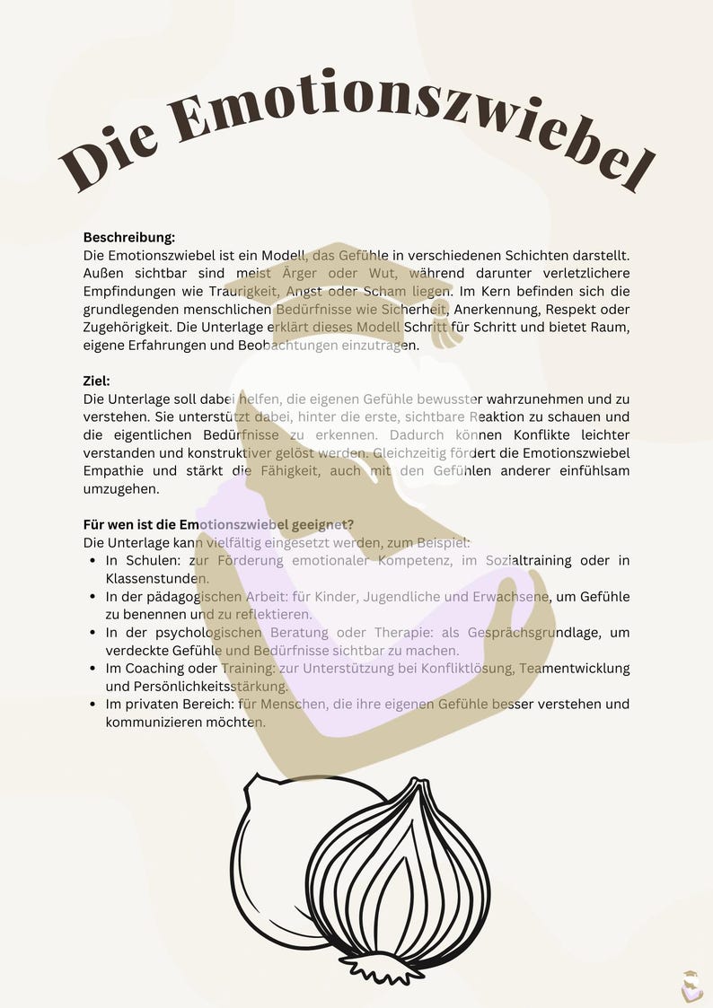 Emotional Onion Model – Recognizing Feelings & Understanding Needs ...