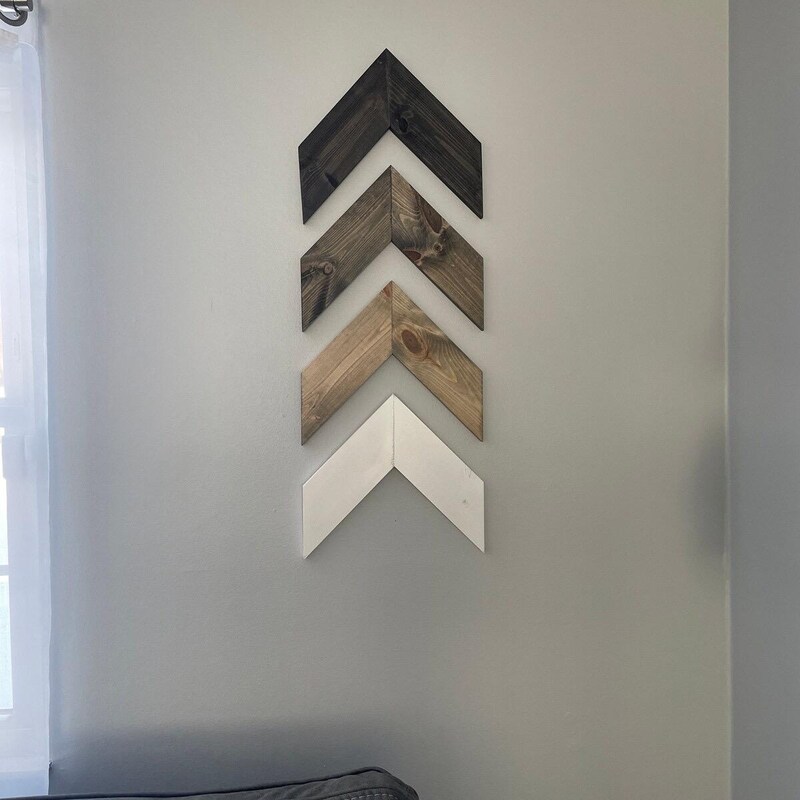 Chevron Wall Art - Etsy