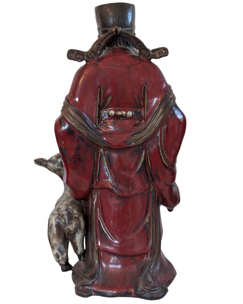 Complete Set of Chinese Ceramic Figures – Fu, Lu, Shou - Etsy