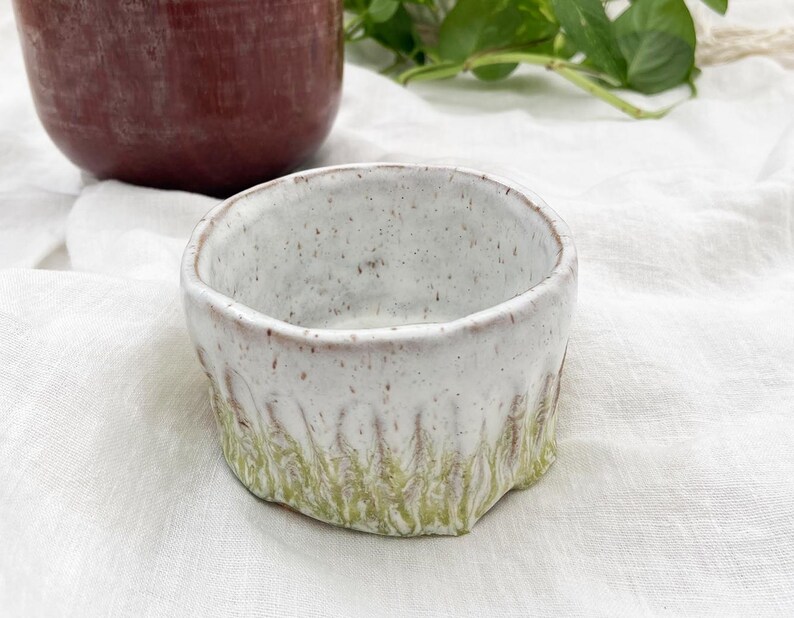 Small Green Ceramic Bowl - Etsy