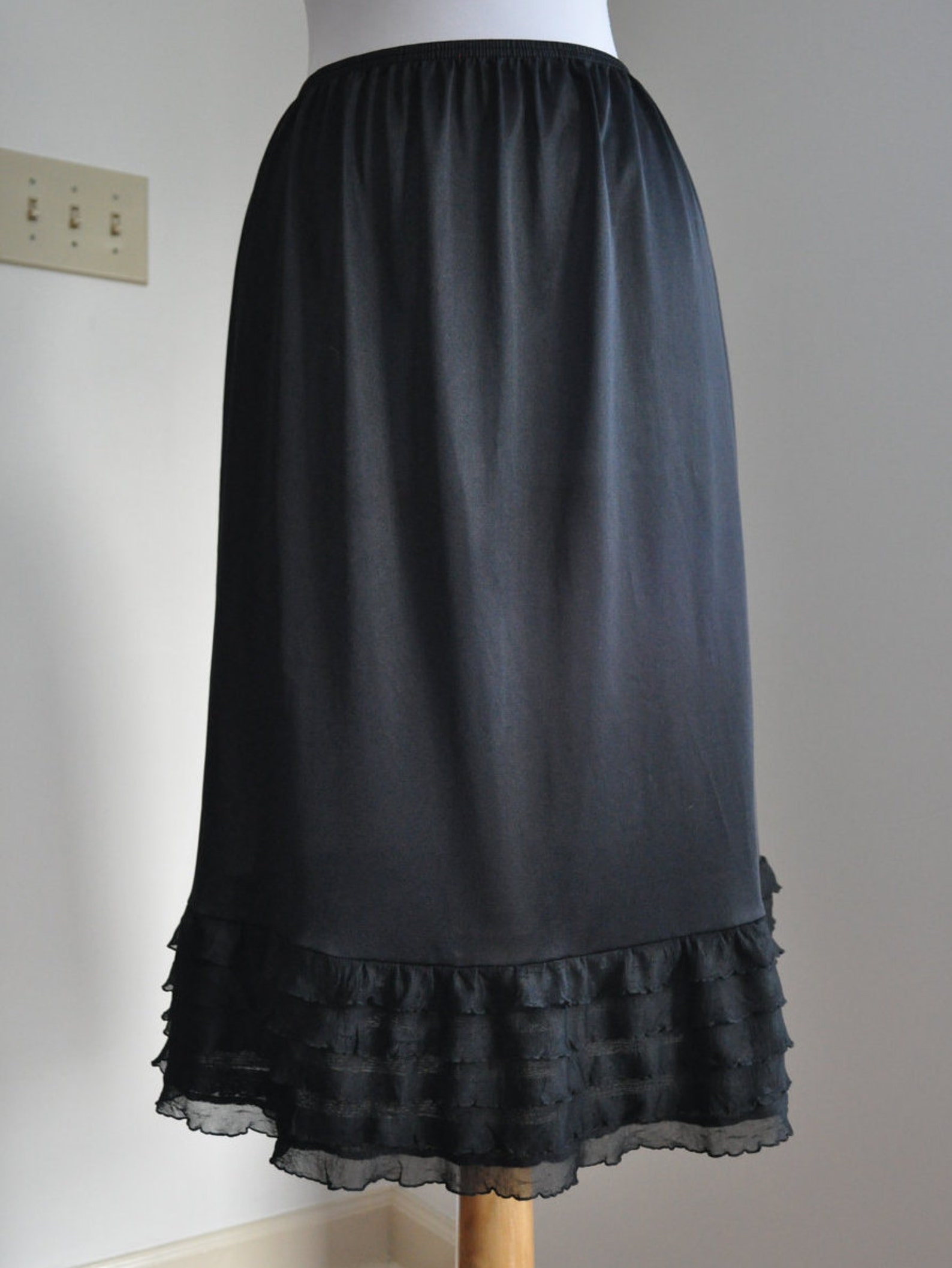 Slip Slip Extender, Tiered Ruffle Slip, Skirt Slip Extender - Available ...