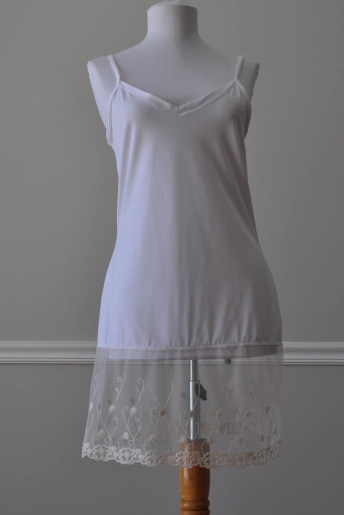 Full Slip Extender, Top Slip Extender, Shirt Extenders, Ivory Lace Top ...