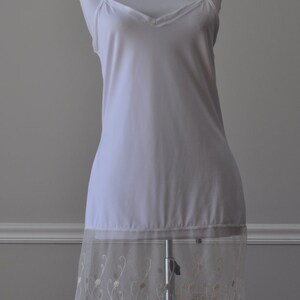 Full Slip Extender, Top Slip Extender, Shirt Extenders, Ivory Lace Top ...