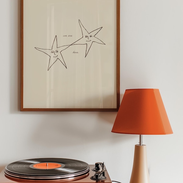 Star Print - Etsy