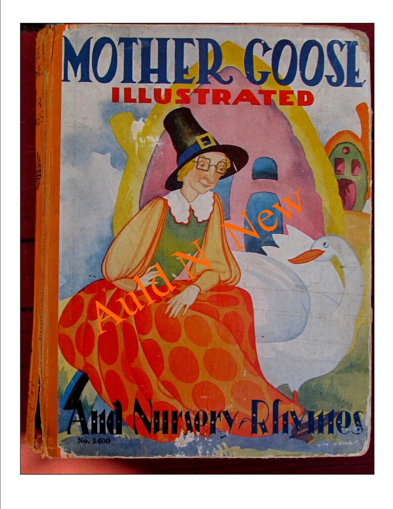 Mother Goose Nursery Art Nursey 1929 Rhymes Digital Printable Download ...